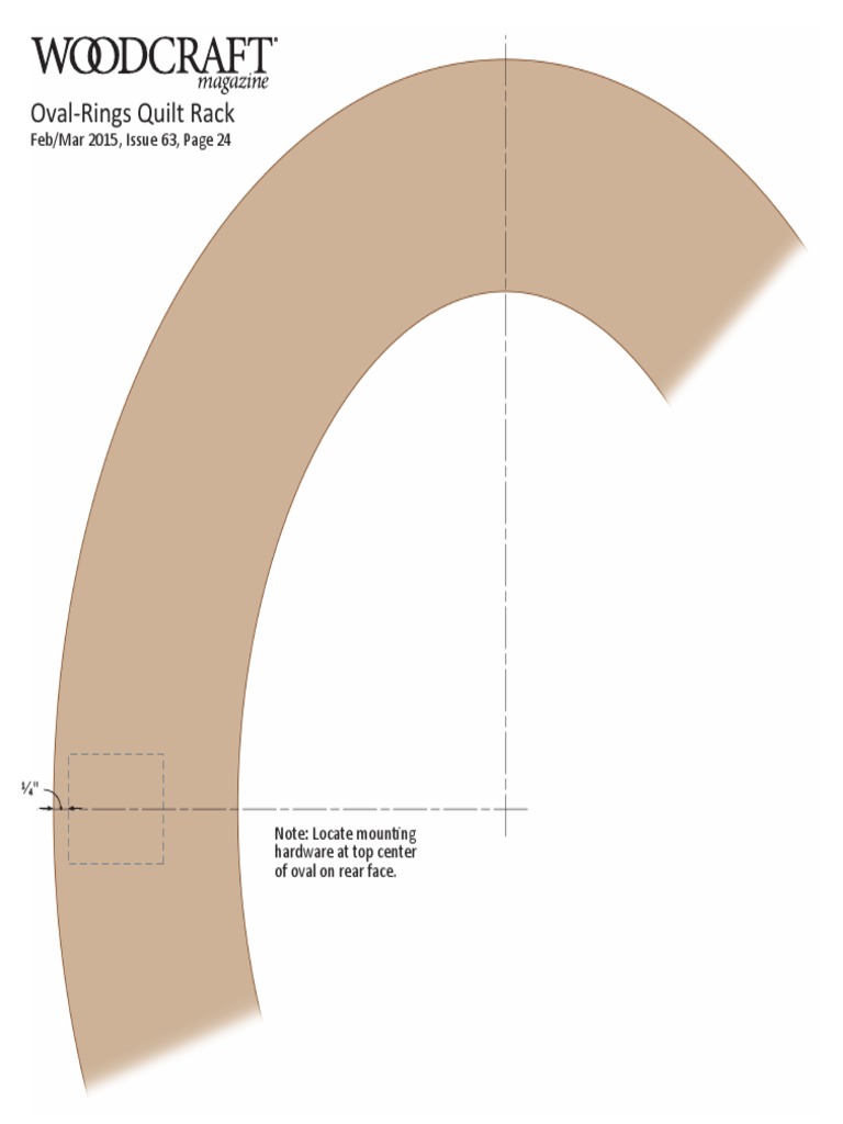 Pattern 63 Oval-Rings-Quilt-Rack Patterns | PDF