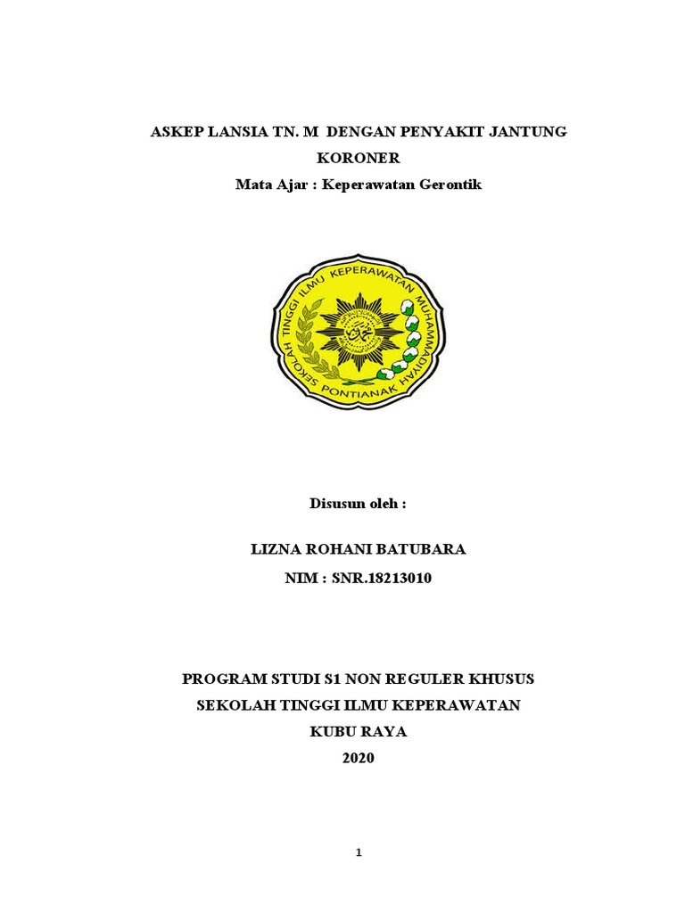 ASKEP Lansia PJK | PDF | Pengembangan Diri