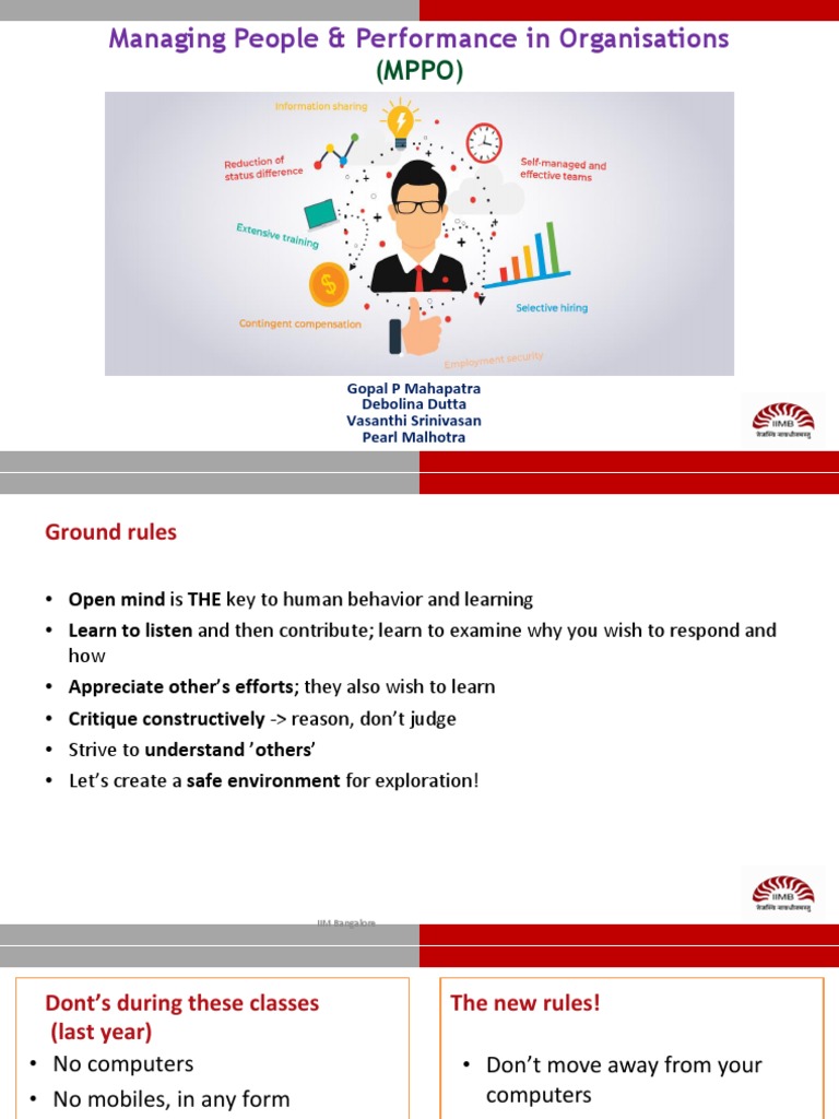 Managing People & Performance in Organisations: (MPPO) | PDF ...