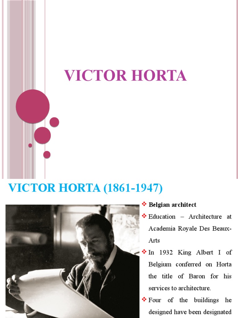 Victor Horta-2 | PDF | Architectural Design | Architecture