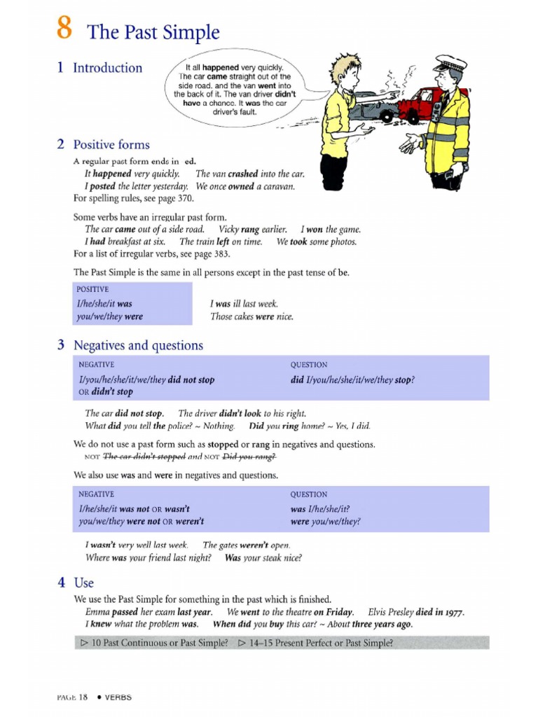 Guía 4 Past Continuous and Past Simple | PDF