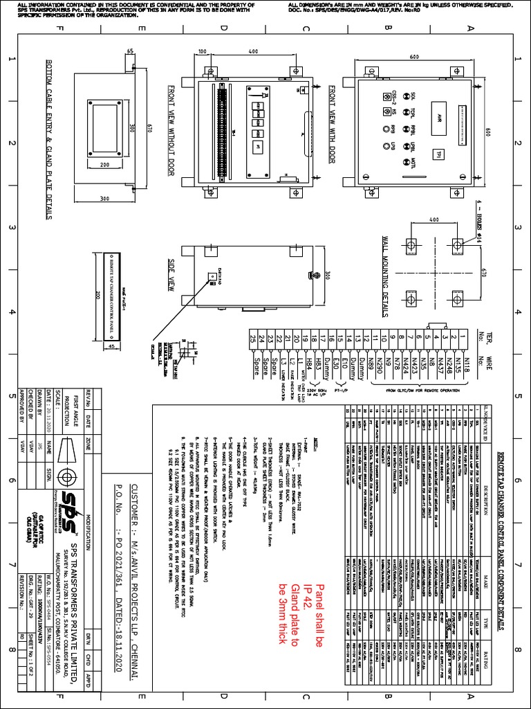 SPS Ga of RTCC Panel (5021) | PDF