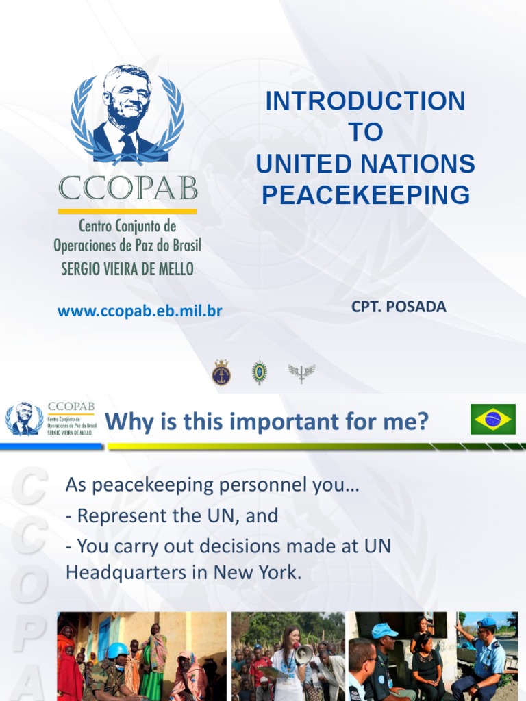 Introduction to UN Peacekeeping Operations | PDF | Peacekeeping ...
