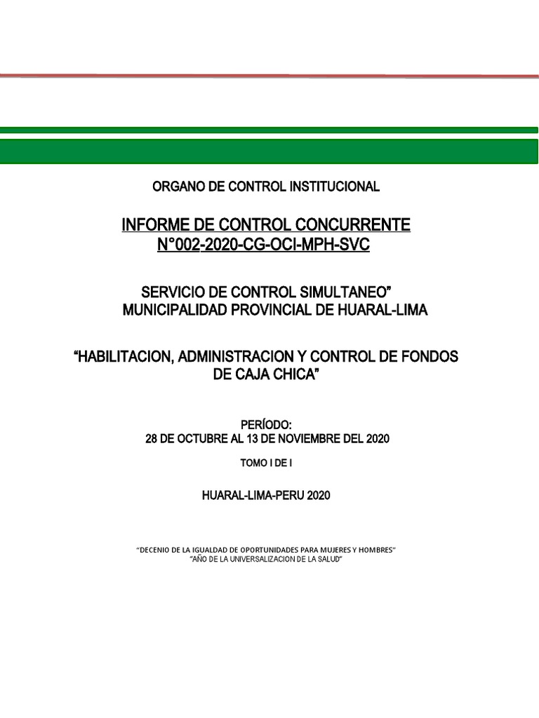 Formato 10 Informe de Hito de Control | PDF | Gobierno local | Regulación