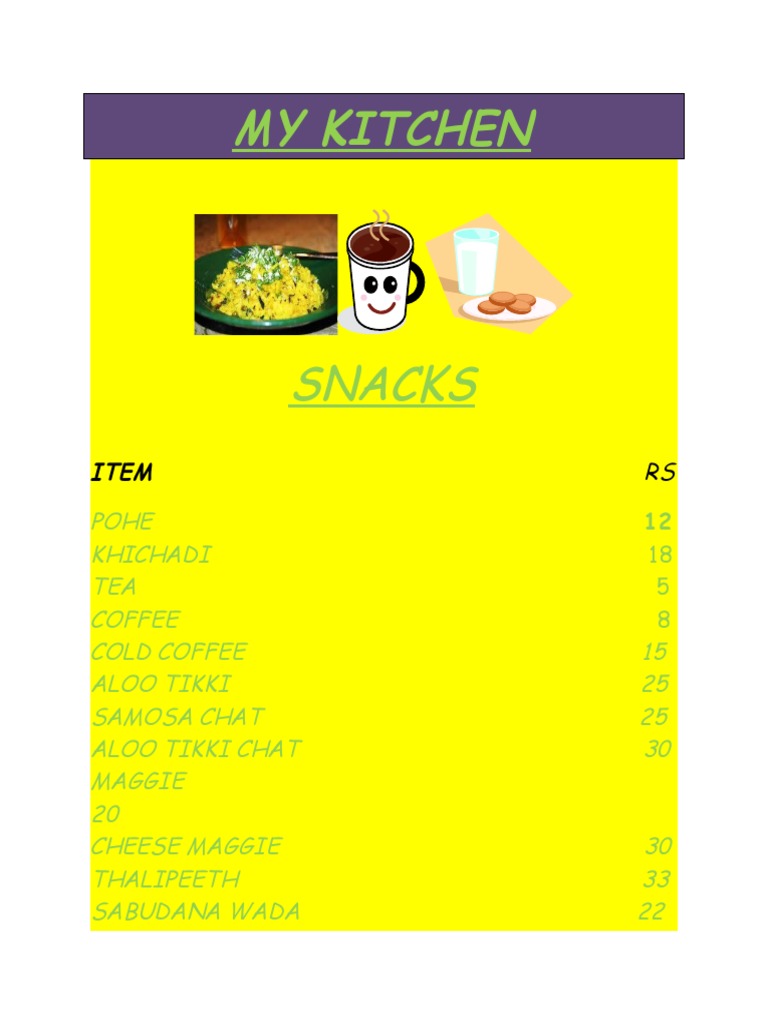My Kitchen | PDF