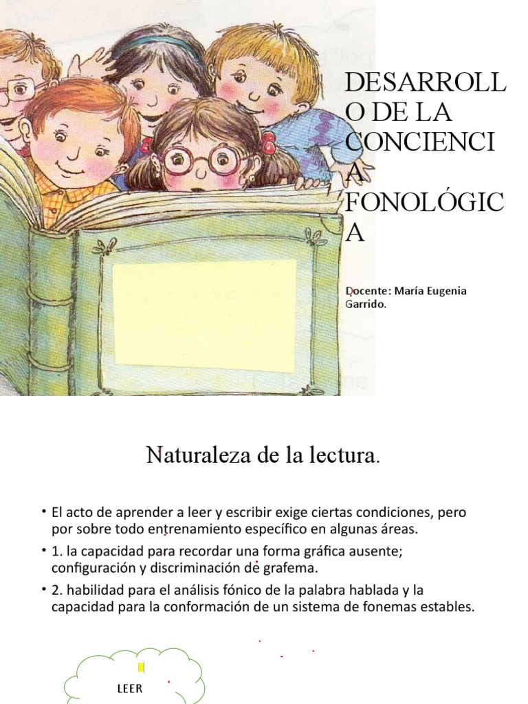 Conciencia Fonologica | PDF | Fonología | Palabra