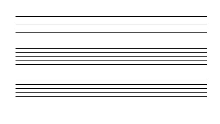 Hoja de 3 Pentagramas | PDF