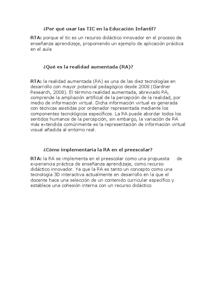 Respuesta A Las Preguntas | PDF