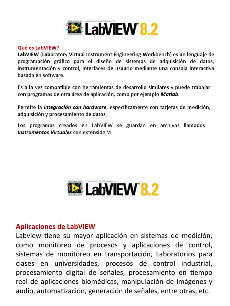 Introduccion Al Labview | PDF | Gestión de tecnología de la información ...