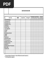 Checklist Inspeksi Kotak P3K | PDF
