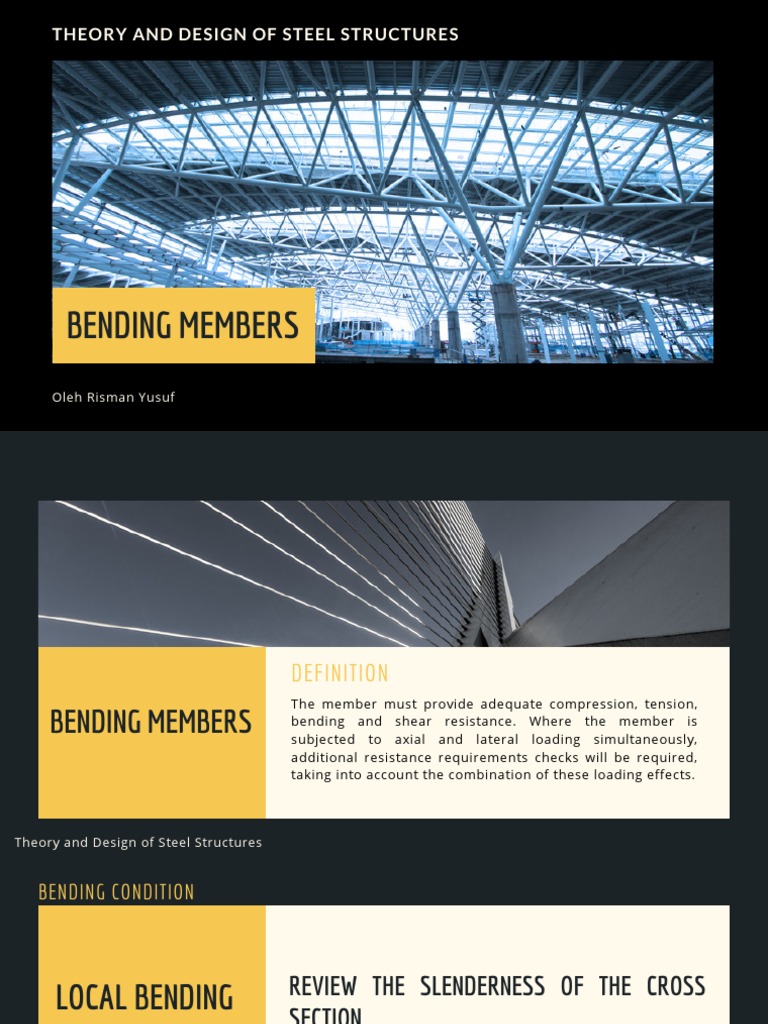 Theory and Design of Steel Structures: Bending Members | PDF | Bending ...
