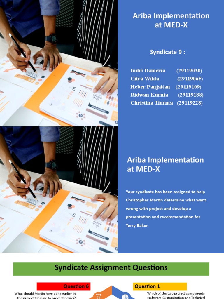 Syndicate 9 - Ariba Implementation at MED-X 13-November-2020 Rev1 | PDF ...