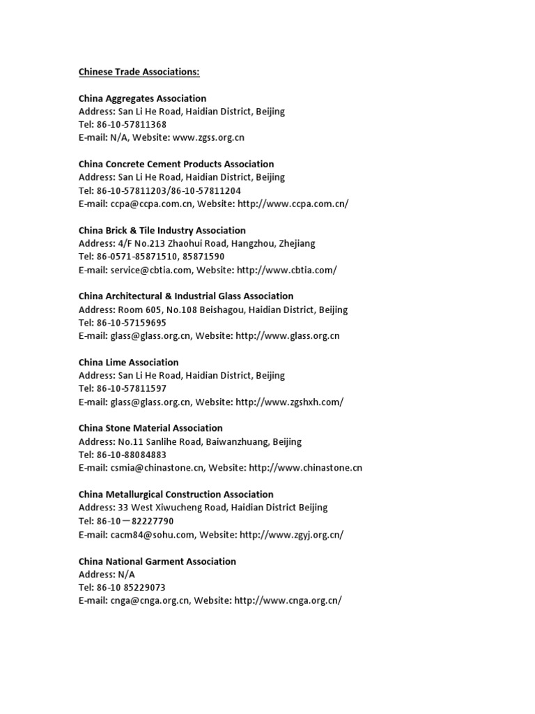 Module 2 - Chinese Network Contacts and Resources | PDF | Beijing ...