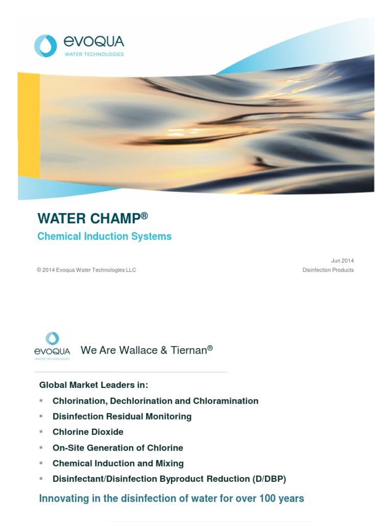 Water Champ - FX Series (Jul'14) | PDF | Water | Chemical Substances
