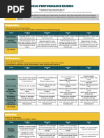 Elementary Band Rubrics | PDF | Pitch (Music) | Rhythm