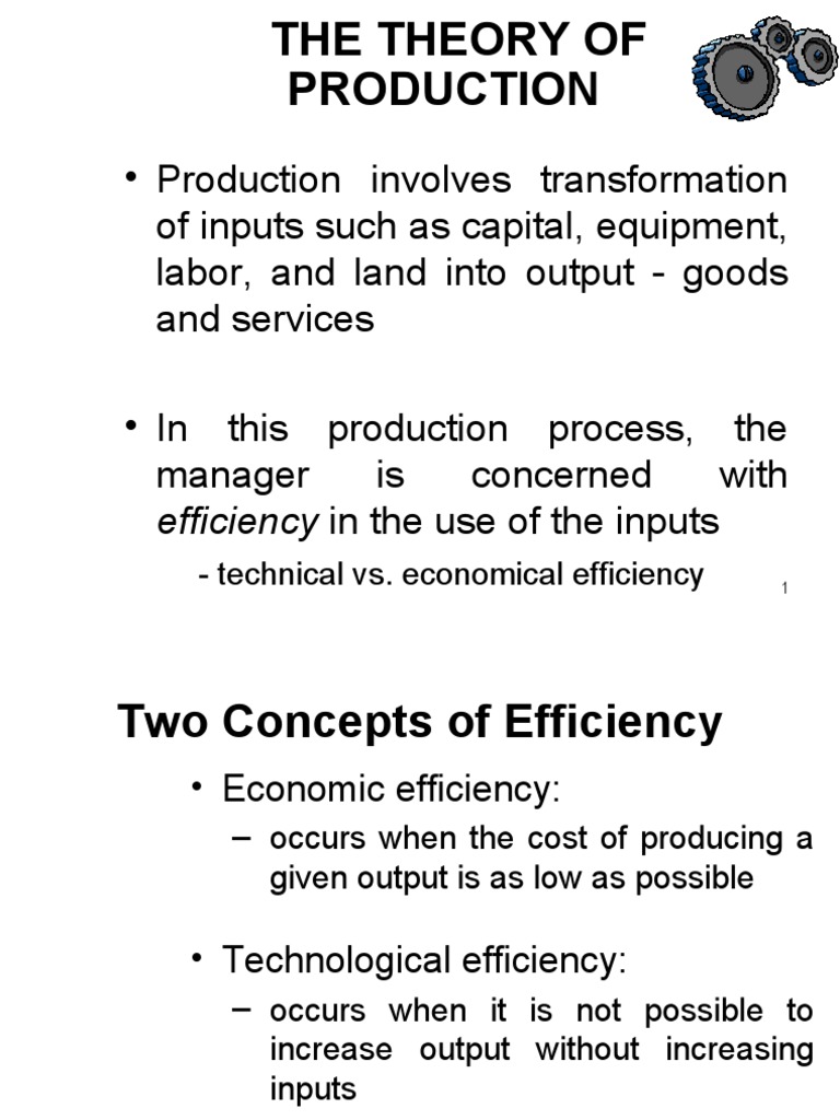 Production Function Slides (F) | PDF | Long Run And Short Run ...