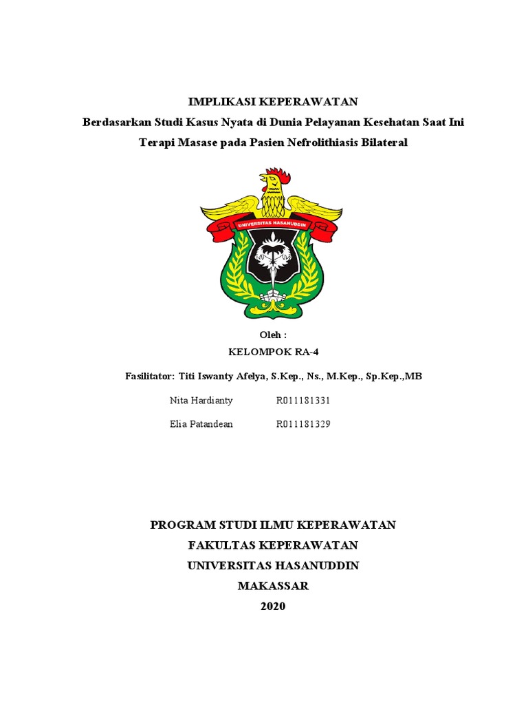 Kelompok 4 - Ra - Implikasi Keperawatan Terapi Masase | PDF