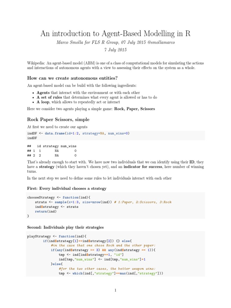 Model | PDF | Agent Based Model | Epistemology Of Science