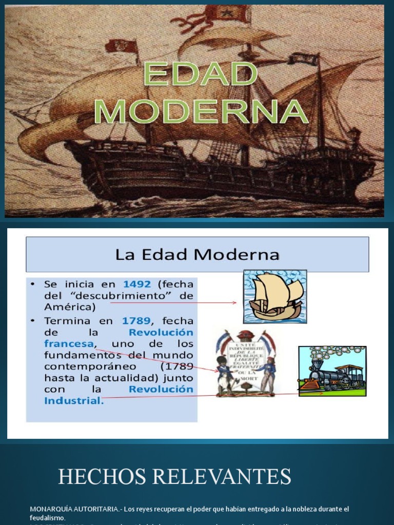 Edad Moderna | PDF | Período moderno temprano | Mercantilismo