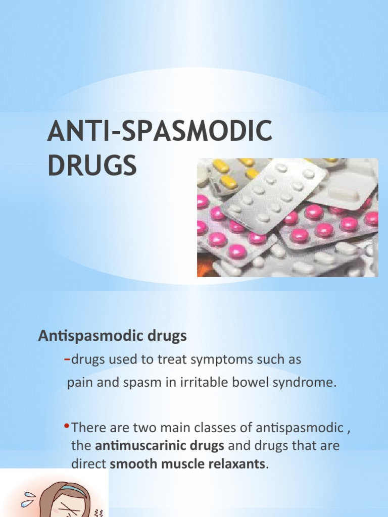 Anti-Spasmodic Drugs | PDF