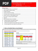 Pivot Table Cheat Sheet | PDF | Software Design | Spreadsheet Software