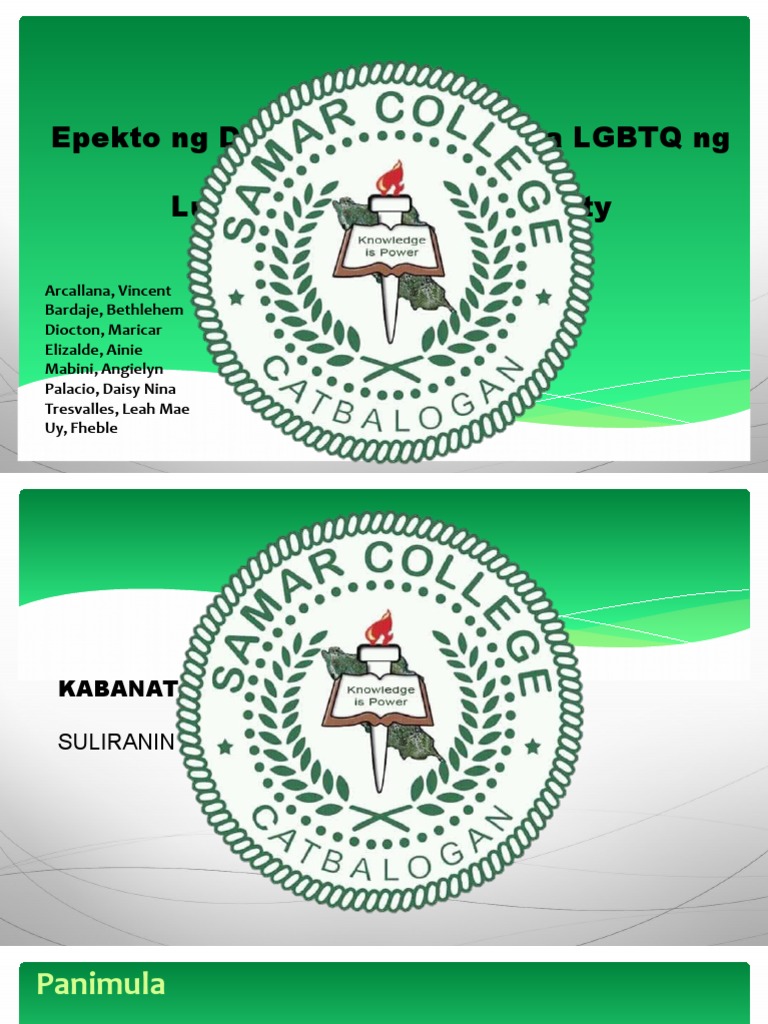 Oral Defence in Filipino | PDF