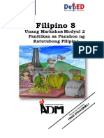 Filipino 8 - Module 8 | PDF