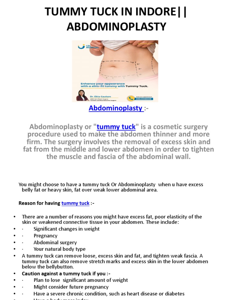 Tummy Tuck In Indore Pdf