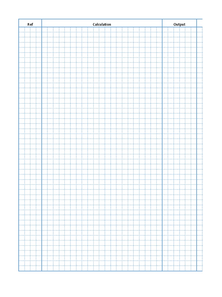 Ref Calculation Output Ref | PDF