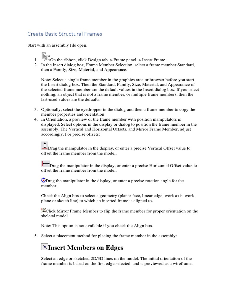 Create Basic Structural Frames | PDF | Computing | Software