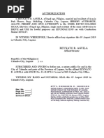 GRAB Authorization Letter Sample | PDF