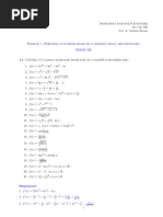 Reguli+Formule de Derivare | PDF | Teaching Mathematics
