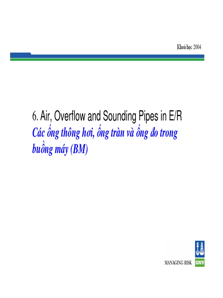 Air, Overflow and Sounding Pipes in ER - V (Read-Only) | PDF