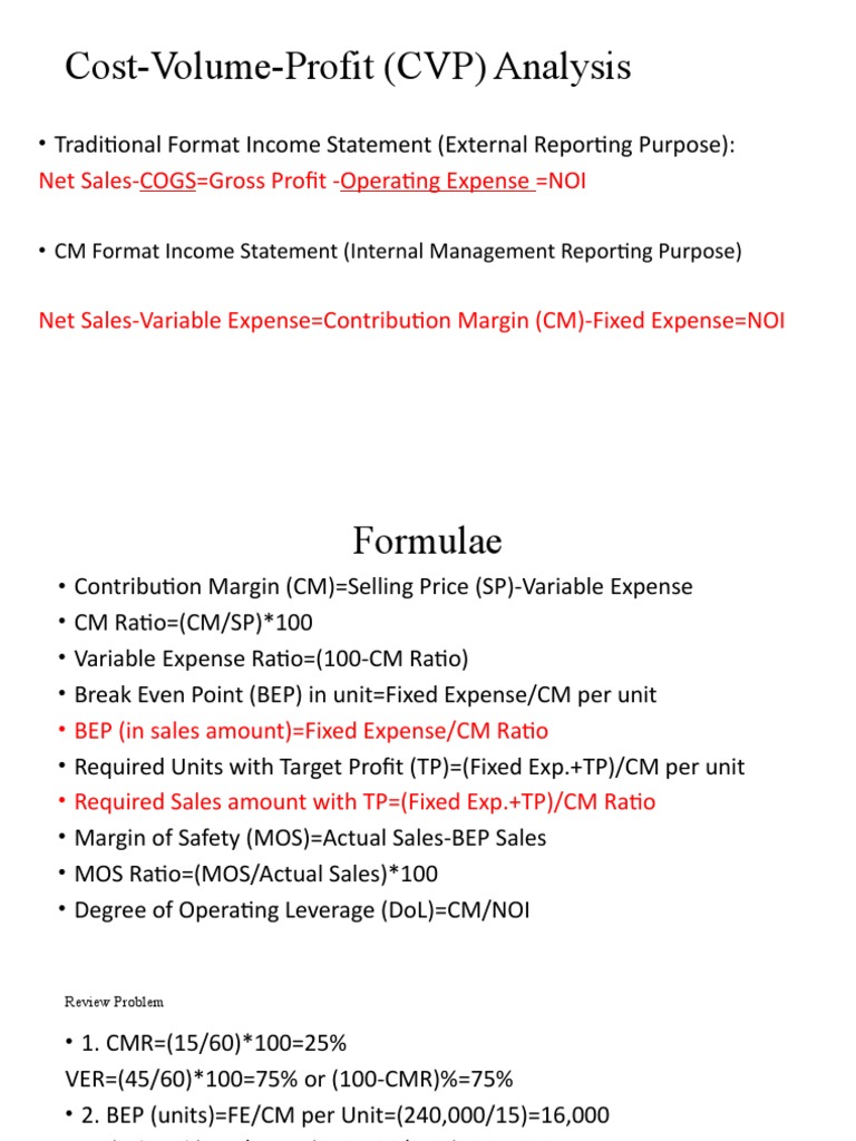 CVP Analysis & Cost Estimation Guide | PDF | Financial Accounting ...