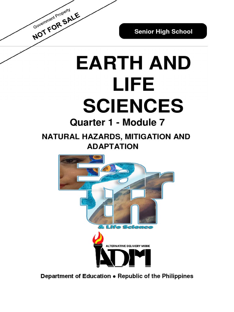 Earth and Life Sciences: Quarter 1 - Module 7 | PDF | Landslide | Hazards