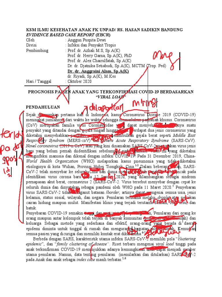 Evidence Based Case Report (Ebcr) : KSM Ilmu Kesehatan Anak FK Unpad/ Rs. Hasan Sadikin Bandung ...
