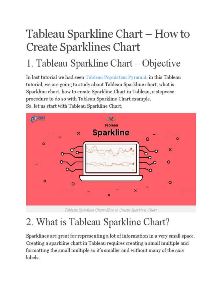 Tableau Sparkline Chart 61 | PDF | Chart | Computing