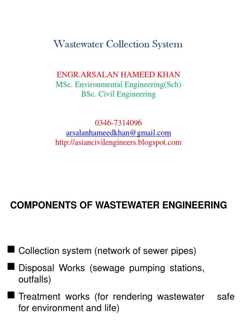 Wastewater System PDF | PDF | Sanitary Sewer | Combined Sewer