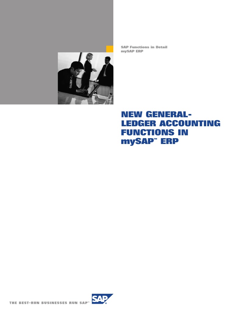 New General-Ledger Accounting Functions in Mysap™ Erp | PDF | Accounts ...