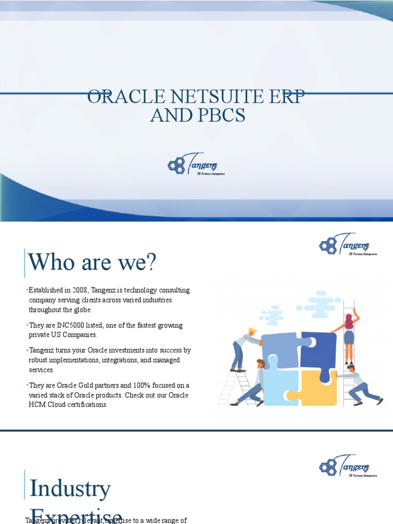 Oracle Netsuite ERP and PBCS | PDF | Enterprise Resource Planning ...