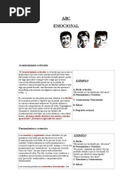 Modelo Abc y Abcde en Trec | PDF | Terapia racional de comportamiento ...