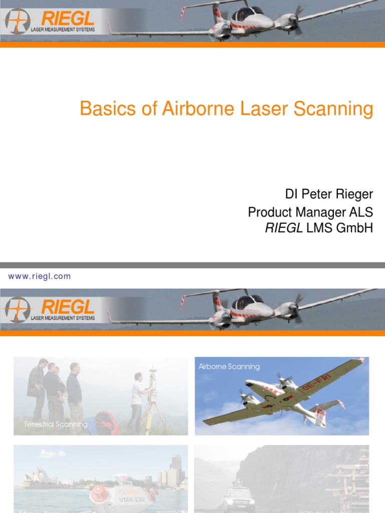 Basics of Airborne Laser Scanning: DI Peter Rieger Product Manager ALS ...