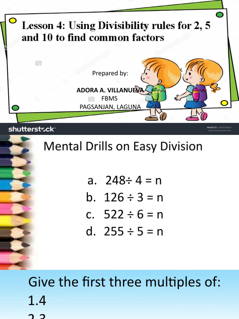 Grade 5 PPT - Math - Q1 - Lesson 4 | PDF | Cognition | Learning