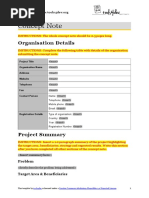 Writing A Concept Note | PDF | Monitoring And Evaluation | Non ...