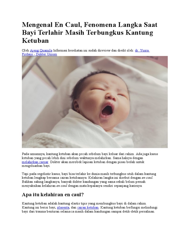 Mengenal en Caul | PDF