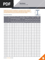 Universal Beams (UB), Section Properties Dimensions & Properties | PDF ...