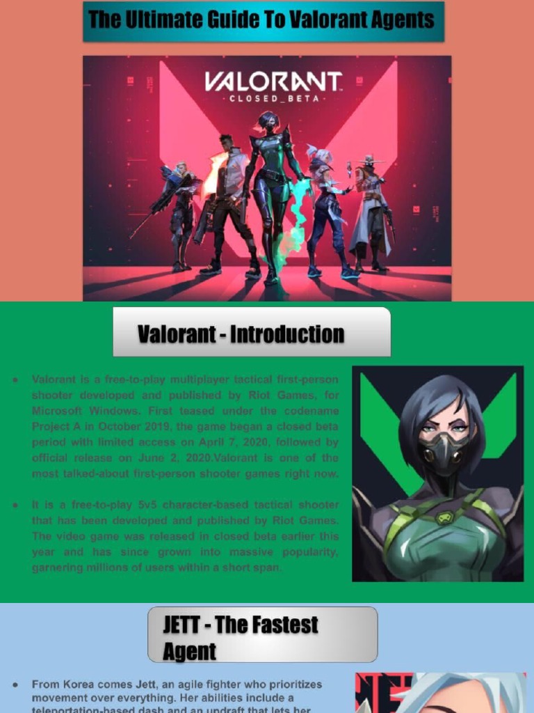 The Ultimate Guide To Valorant Agents | PDF | Weaponry | Nature