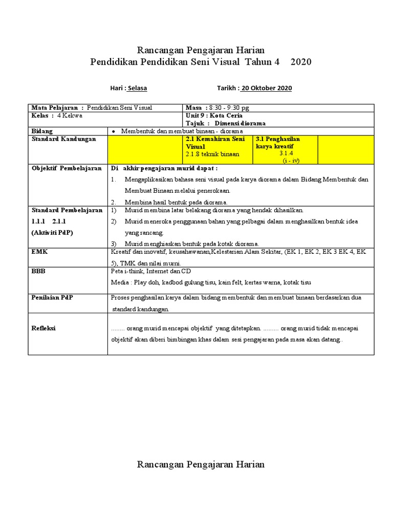 RPH PSV T4 - 2020 | PDF