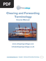 Freight Forwarding Terms & Abbreviations | PDF | Cargo | Containerization