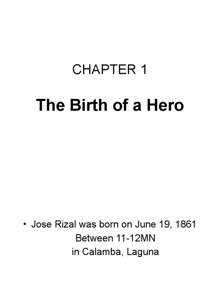 Rizal Chapter 1 | PDF | Philippines